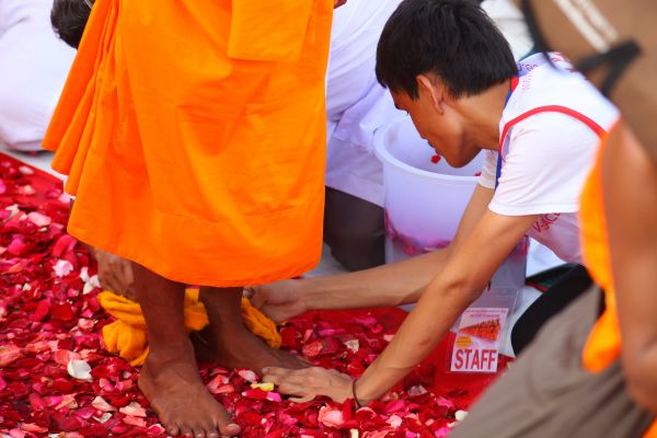 Free Images : people, feet, walk, washing, monk, buddhism, marriage ...