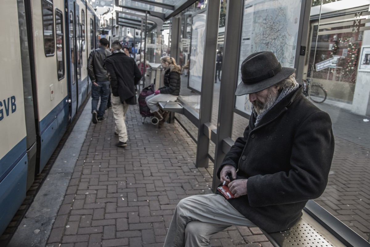 Free Images : pedestrian, people, waiting, vehicle, public transport ...